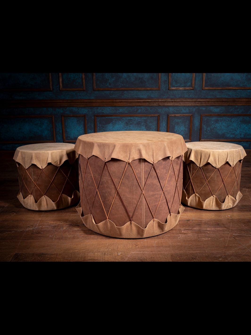 Native American Drum Table Vintage Drum Table – Rue Boutique