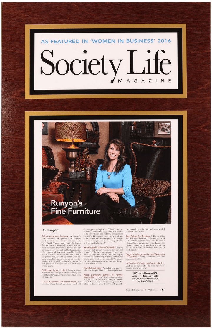 As Seen In – Runyon's Fine Furniture