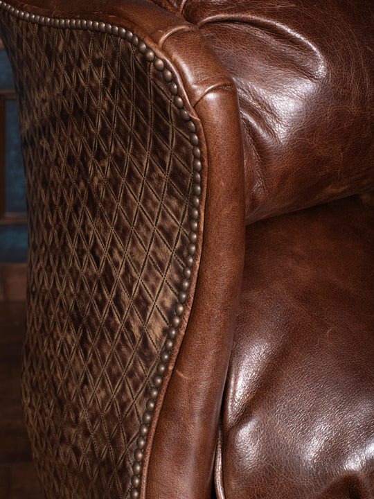 Diamond Rum Leather Recliner – Runyon's Fine Furniture
