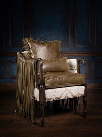 Reversible Fringe Leather Accent Chair – Runyon's Fine Furniture