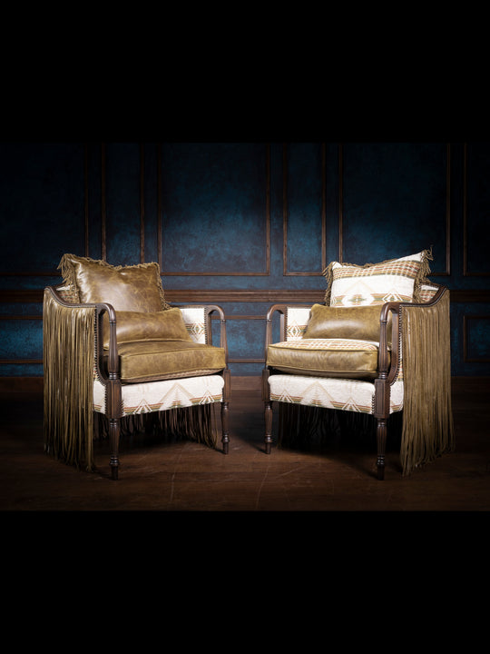 Reversible Fringe Leather Accent Chair – Runyon's Fine Furniture