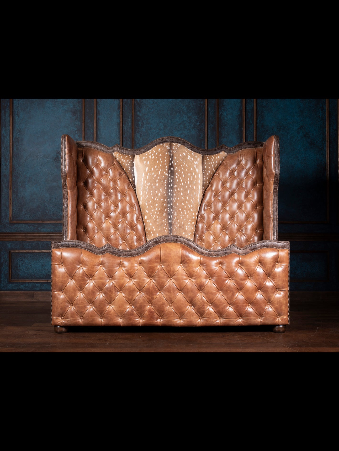 Grand Axis Tufted Leather Bed – Runyon's Fine Furniture