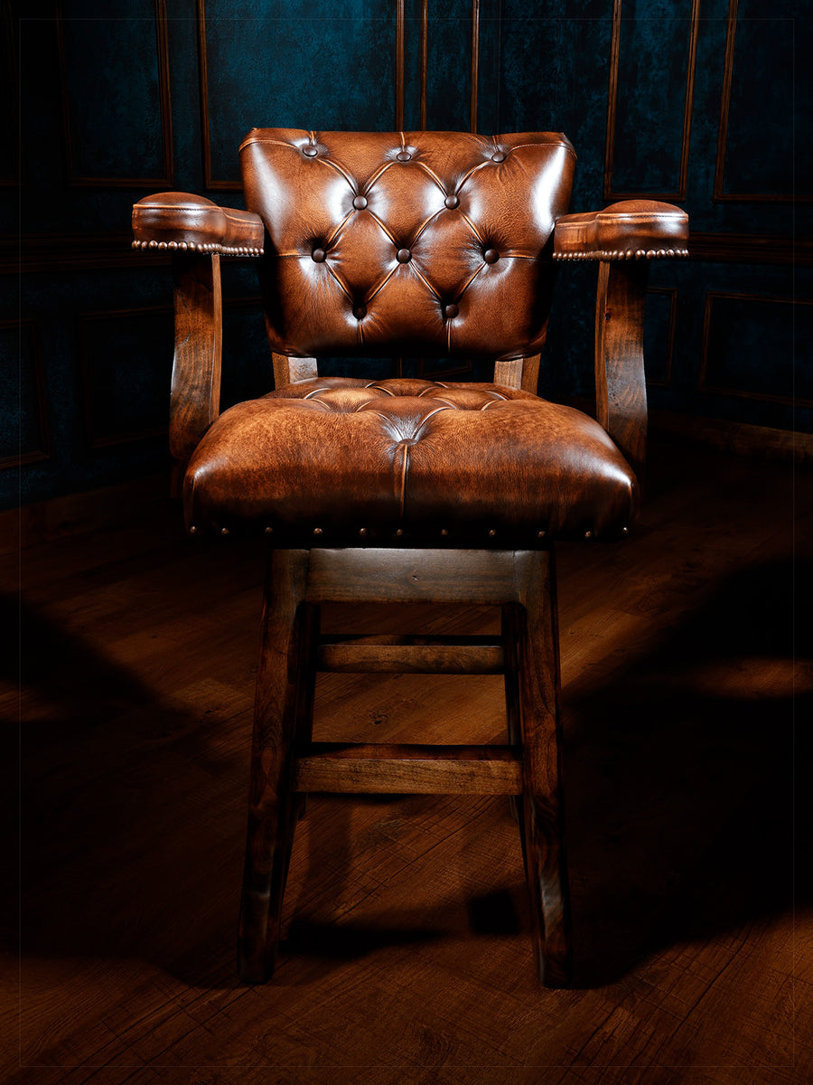 Lodge Axis Western Bar Stool – Runyon's Fine Furniture