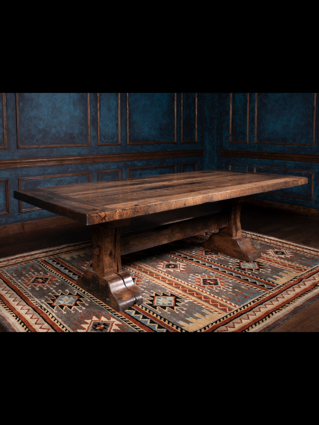 Reclaimed Oak Dining Table – Runyon's Fine Furniture