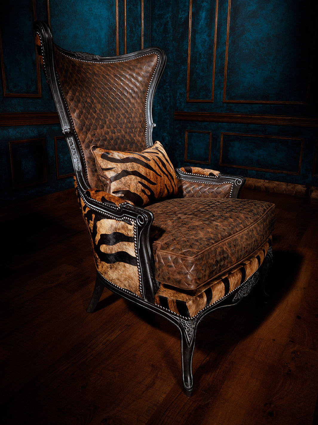 Exotic Ambush Wingback Accent Chair – Runyon's Fine Furniture