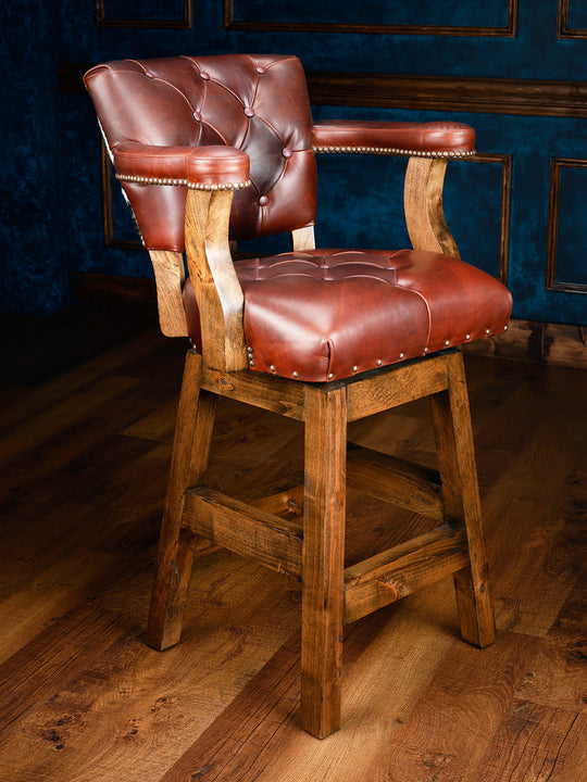 Western Bar Stools | Western Leather Bar Stools | Western Cowhide ...