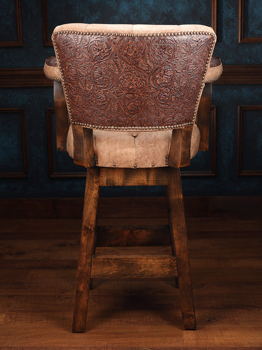 Western Bar Stools | Western Leather Bar Stools | Western Cowhide ...